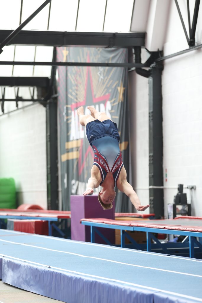 Tumbling: Golden boy Ieuan proud to Dimax after National Age Group ...